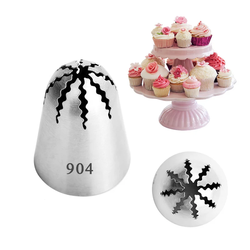 904 Large Size Wavy Close Star Stainless Steel Piping Nozzle Drop ...