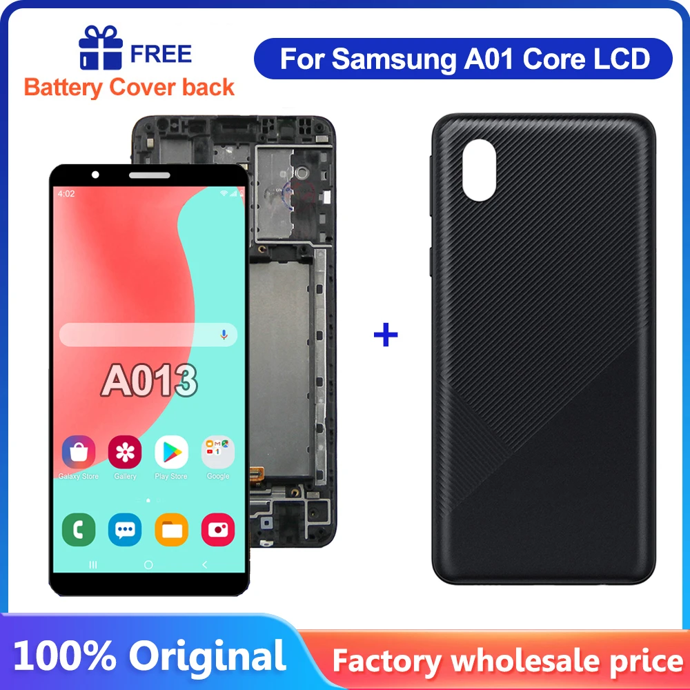 Original 5.3 ''Display Para Samsung Galaxy A01 Núcleo A013 A013F Display LCD Touch Screen ...