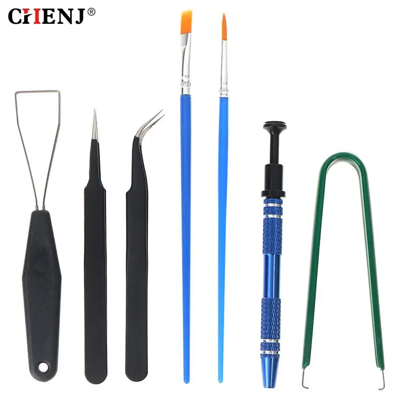 7pcs-set-Keyboard-Lube-Switch-Puller-Kit-Lube-Station-Keycap-Puller ...