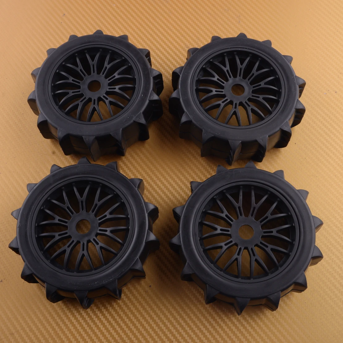 4pcs-Hex-17mm-Black-Snow-Sand-Master-Paddles-Wheel-Tires-Fit-For-RC-1-8 ...