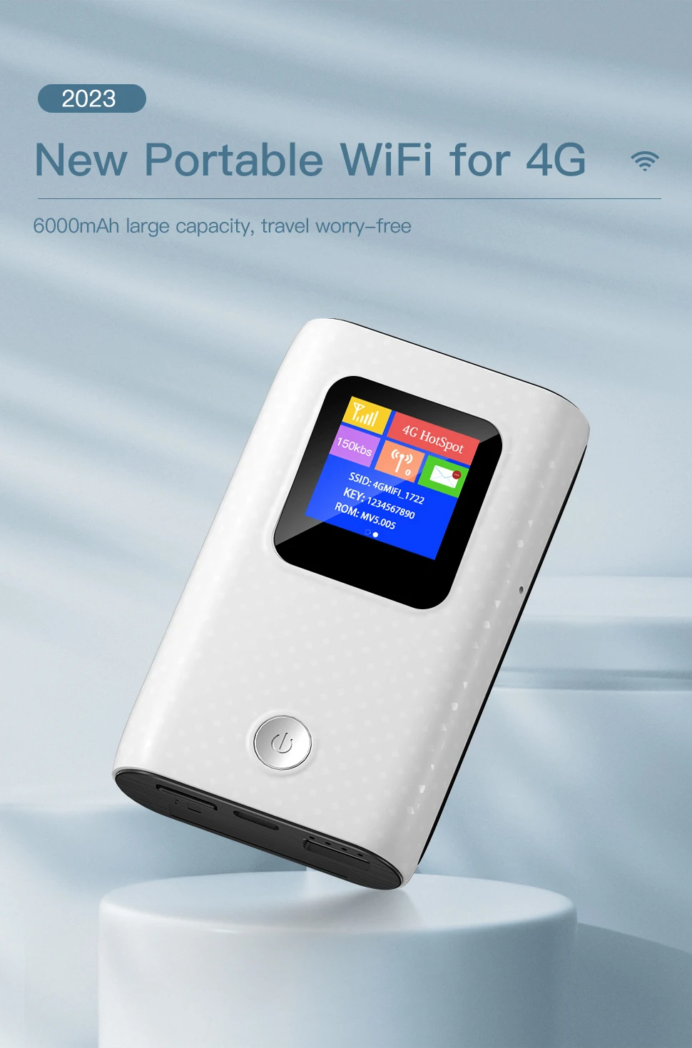 4G LTE 라우터 6000mAh 배터리 보조베터리 포켓 핫스팟 모바일 Sim 카드 슬롯| | - AliExpress