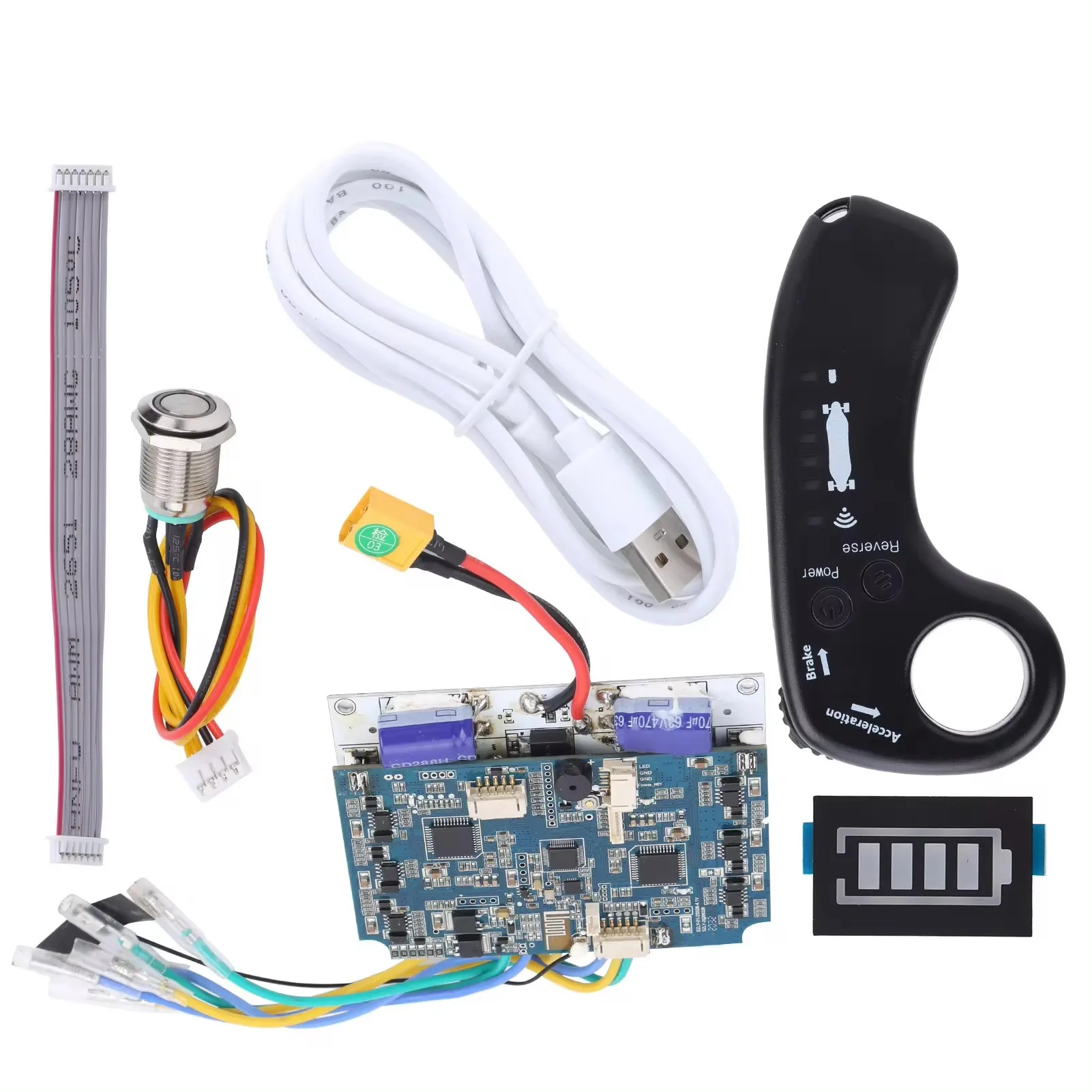 24V-36V-Electric-Skateboard-Flat-longboard-Remote-Control-Scooter ...