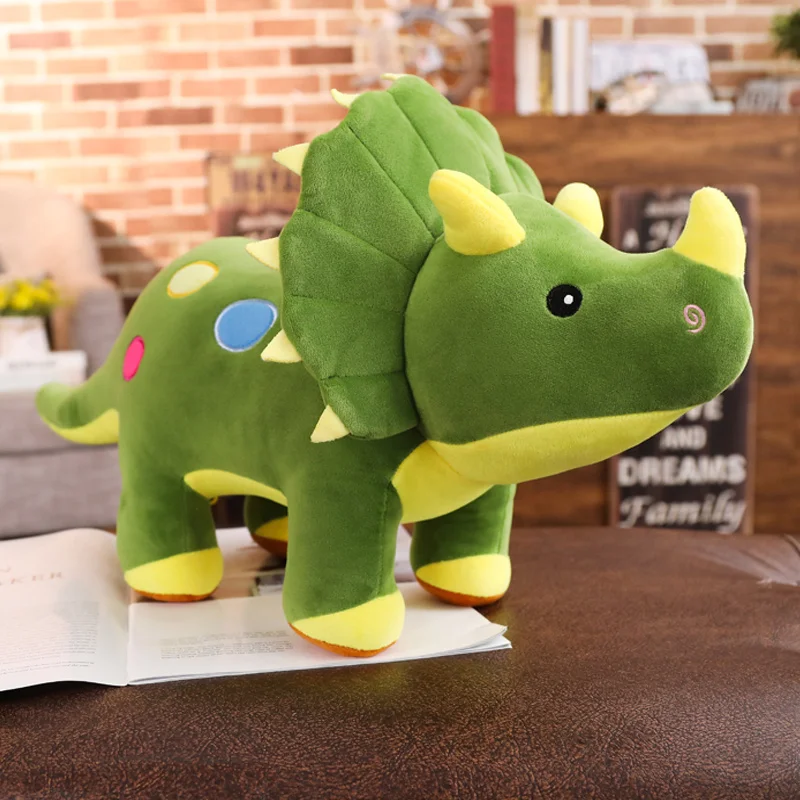 Creative Big Plush Toy Triceratops Stegosaurus Plush Toy Dinosaur Doll ...