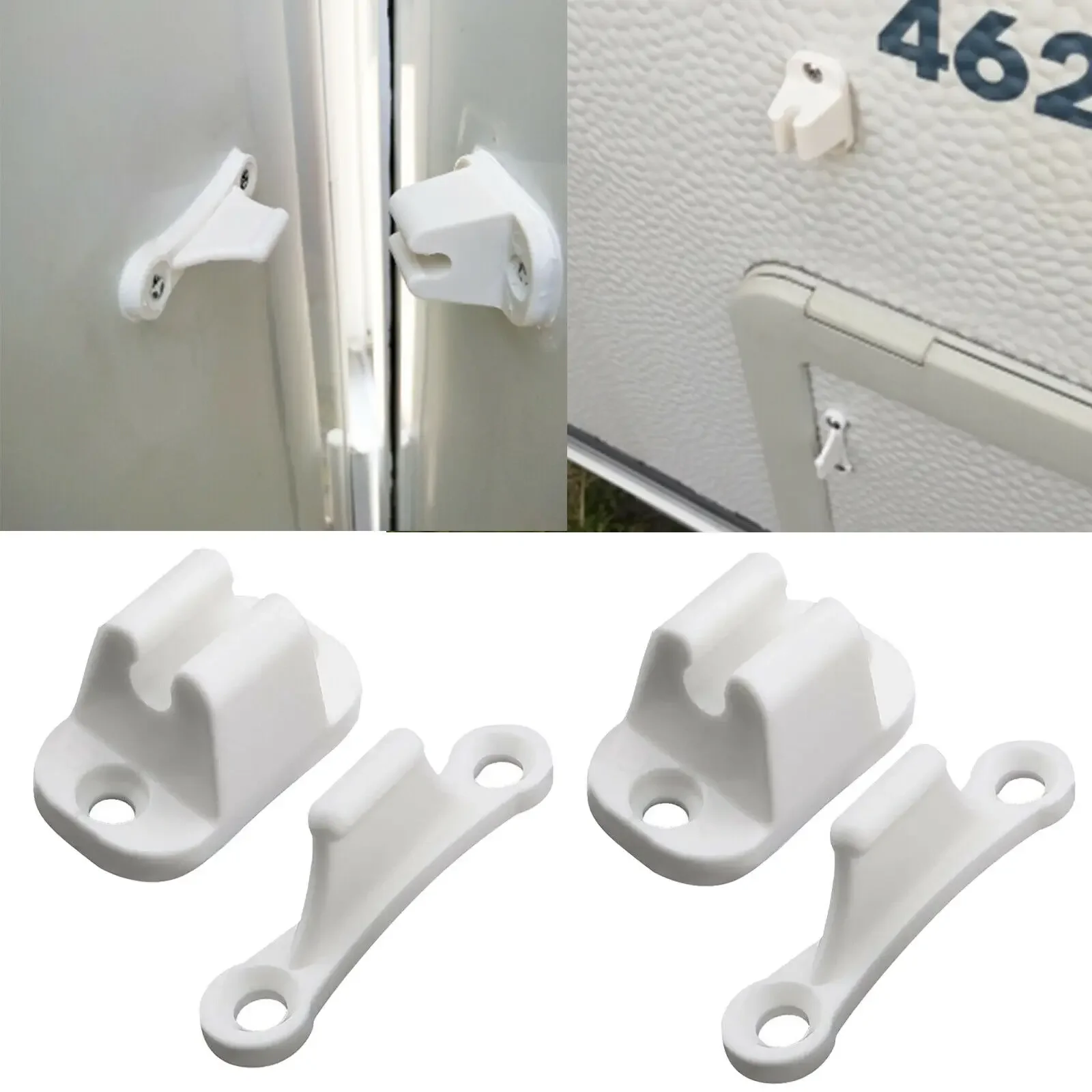 2Pcs-Camper-Door-Retainer-Catch-Rv-Caravan-Camper-Motorhome-Boat-Door ...