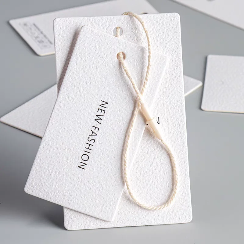 snowflake-fashion-white-hangtag-with-rope-hotstamp-slivery-debossing ...