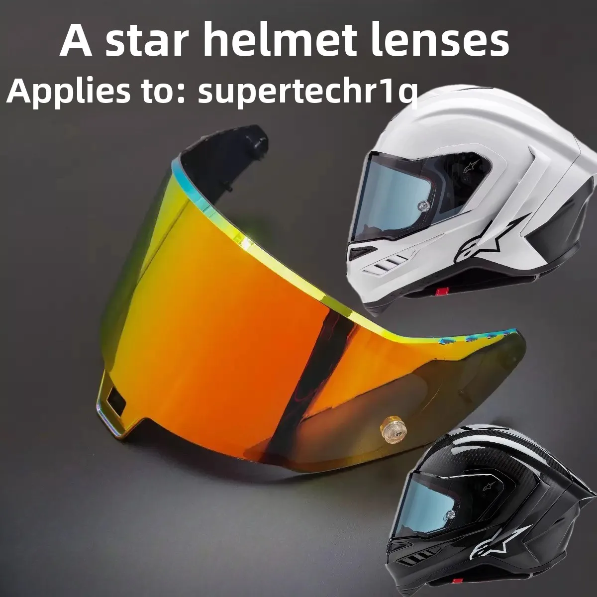 Helmet Visor for Alpinestars Supertech R10 Motorcycle Helmet Sun Lens ...