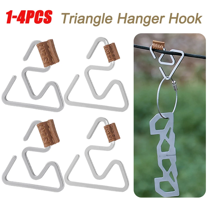 1 4PCS Triangle Hanger Hook Outdoor Tactical Gloves Climbing Gloves ...