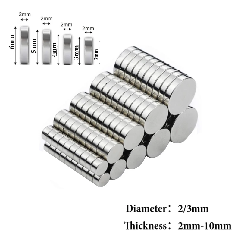 50-100Pcs-Magnet-Small-Round-Magnet-Strong-magnets-Rare-Earth-Neodymium ...