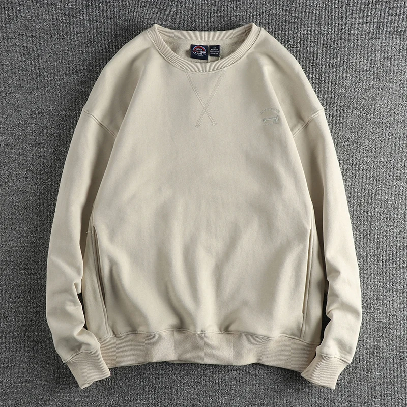 Sudadera-con-bordado-Retro-americano-para-hombre-Jersey-sencillo-de ...