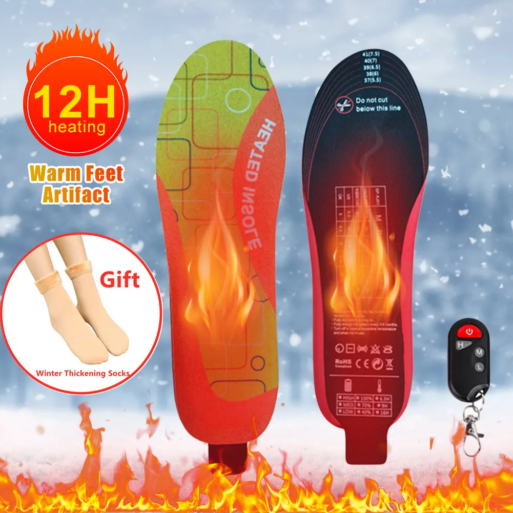 Winter-Heated-Insoles-3900mAh-Electric-Battery-Heating-Warm-Shoes ...