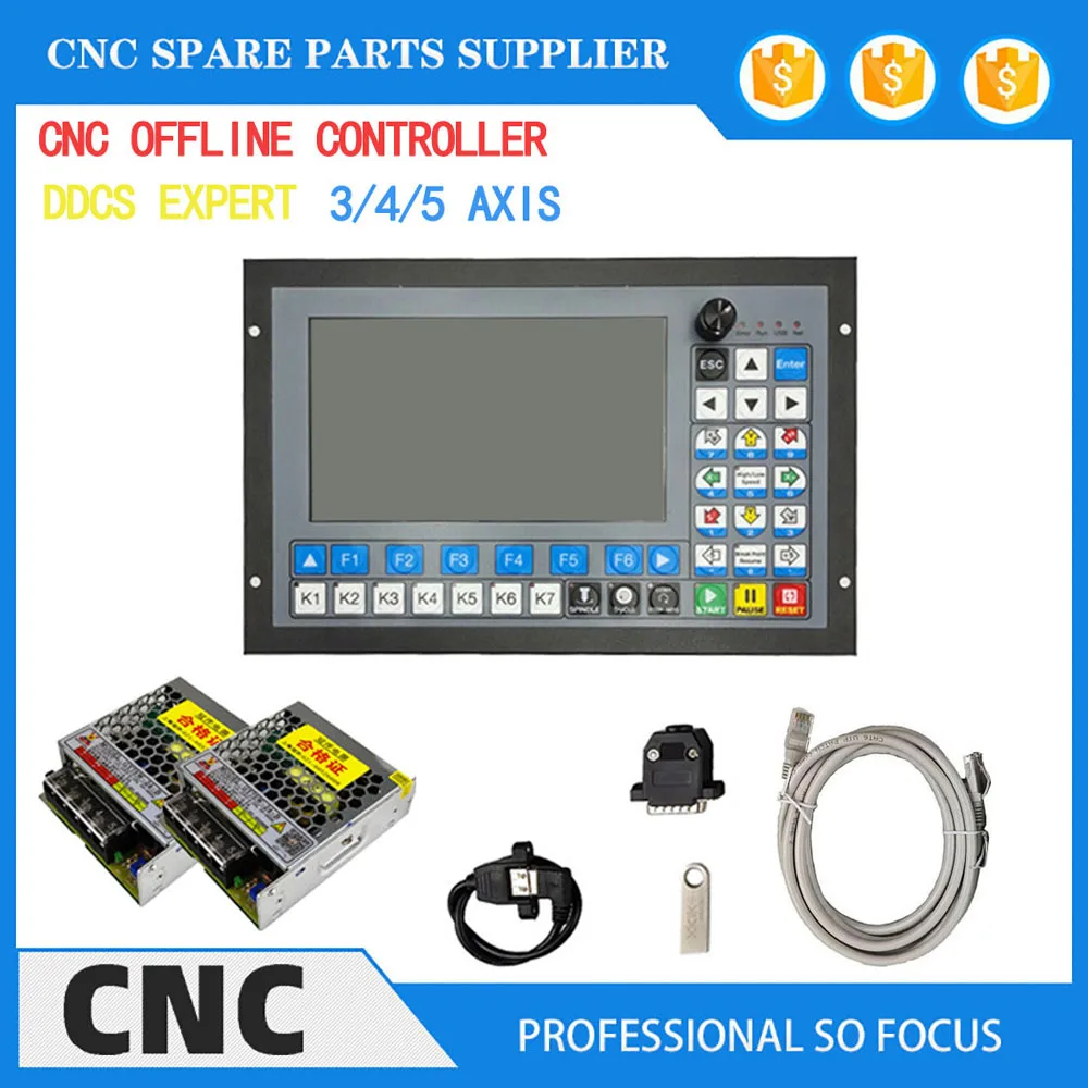 Cnc Standalone Offline Controller Ddcs-expert 3/4/5 Axis Support Close ...
