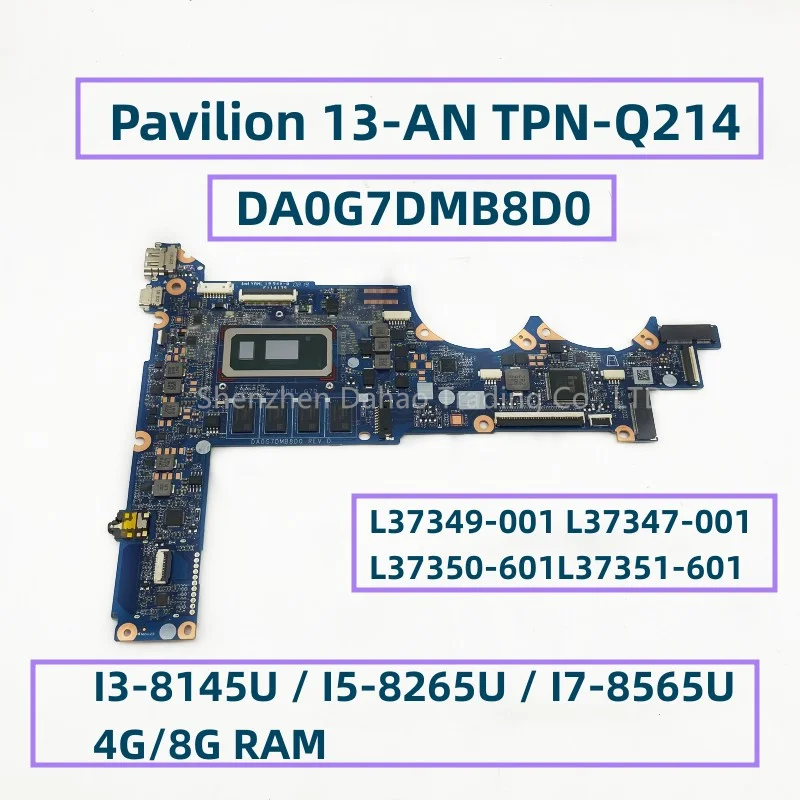 L37349-001 L37347-001 L37350-601 For HP Pavilion 13-AN TPN-Q214 Laptop ...
