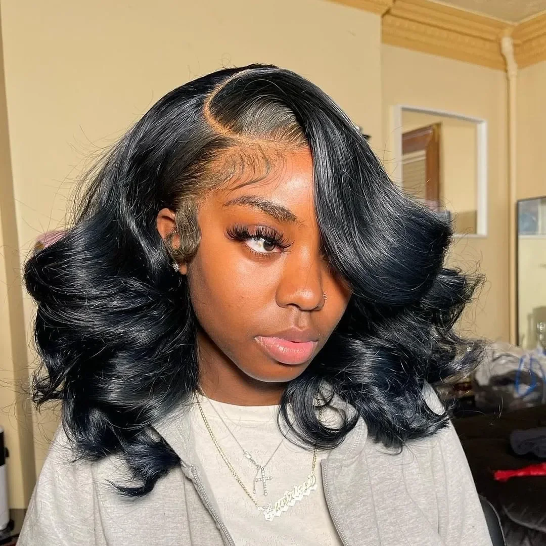 Transparent-13x4-Lace-Front-Human-Hair-Wigs-Pre-Plucked-Body-Wave-Lace ...