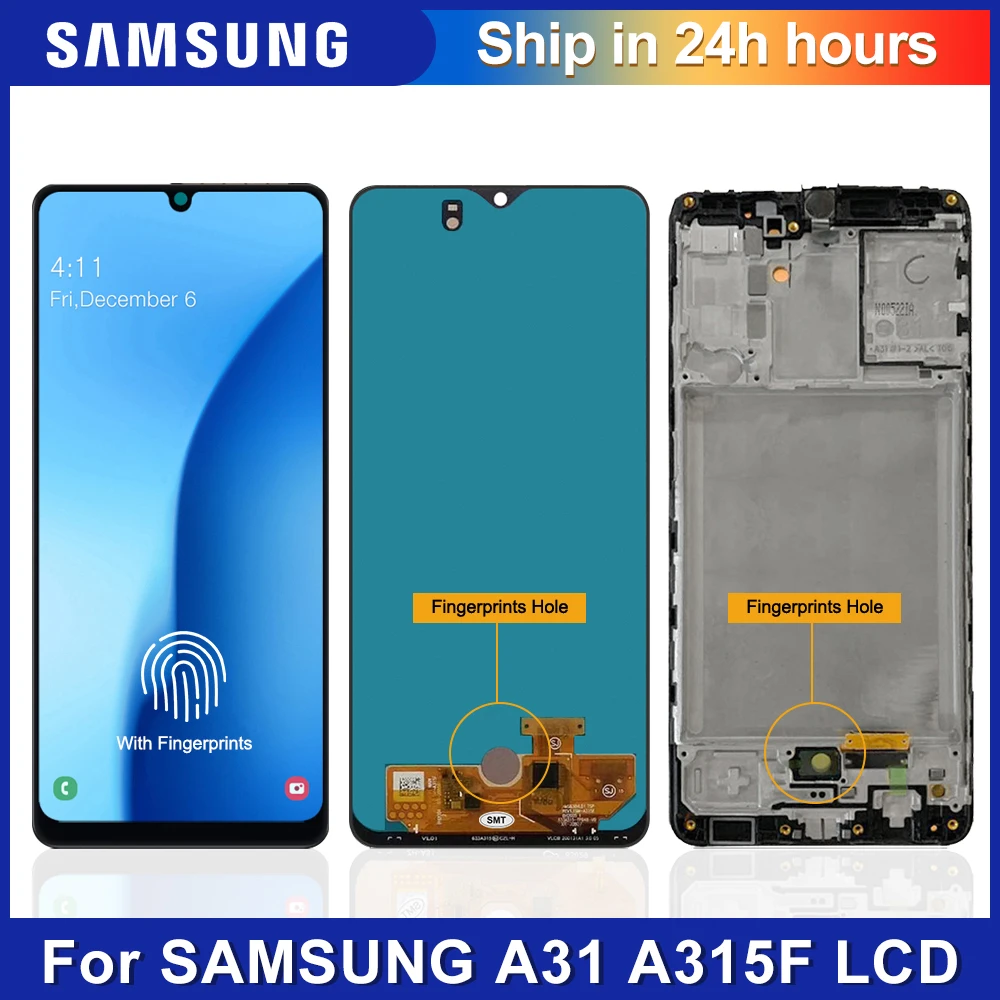 100% Test For Samsung Galaxy A31 Lcd Display Touch Screen Digitizer ...