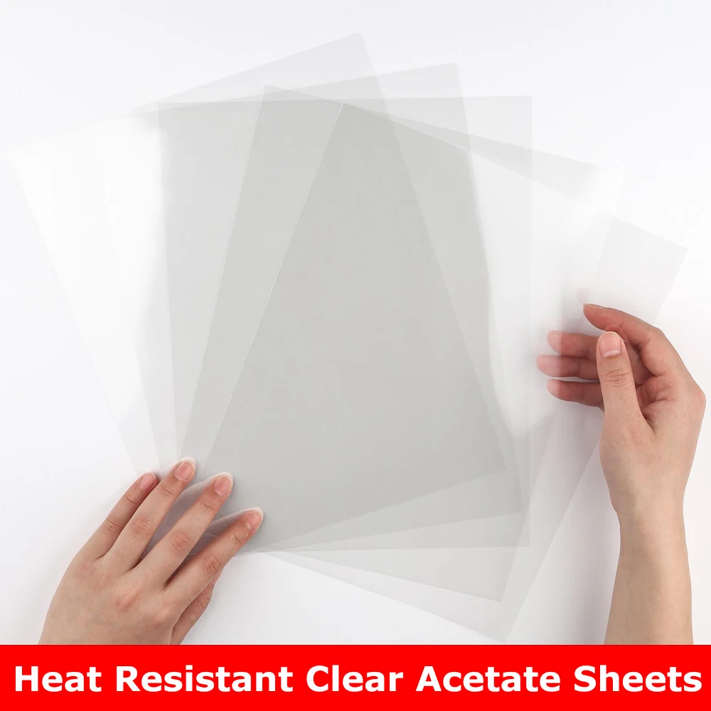 5pcs-set-Heat-Resistant-Clear-Acetate-Sheets-for-DIY-Heat-Embossing ...