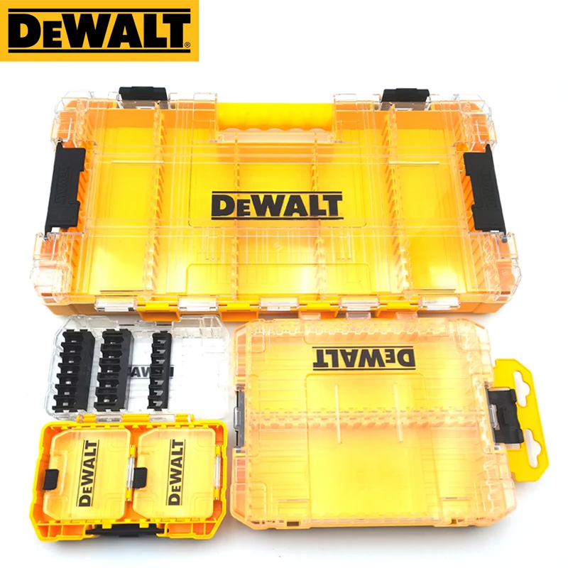DEWALT-Original-TSTAK-Yellow-Tool-Accessories-Storage-Box-Drill-Bit ...