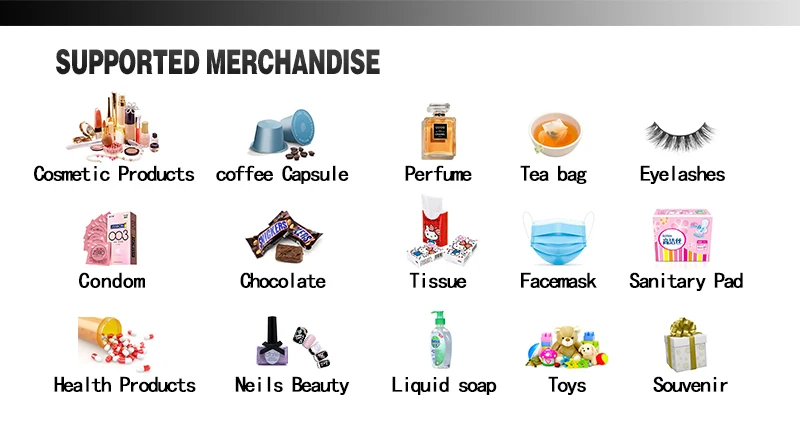 With coin and bill payment tabletop snack vending machine/food vending ...