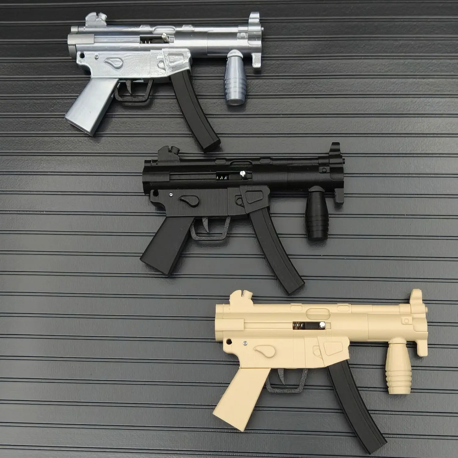 MP5 Submachine Gun Plastic Puzzle Model Can Fire 6mm Hard Bead 3D ...