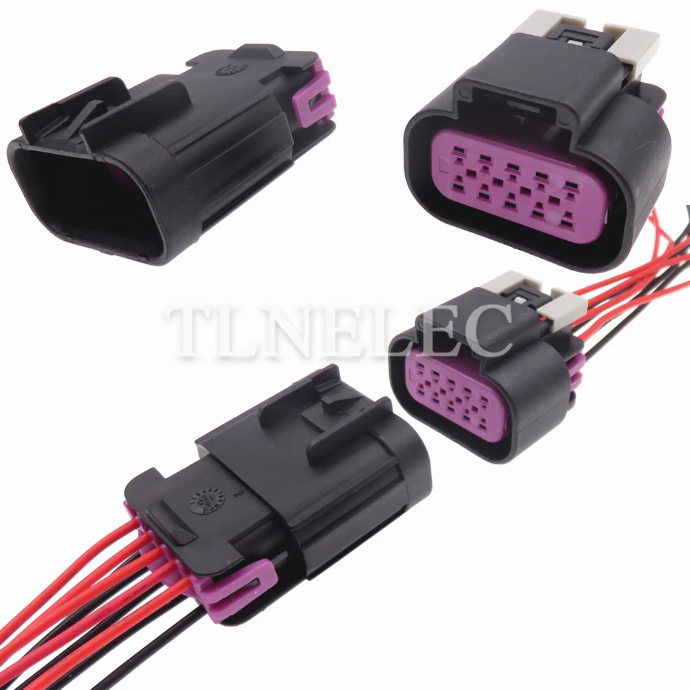 10-Pin-Way-Automobile-Headlight-Electrical-Connector-with-Wires-Car ...