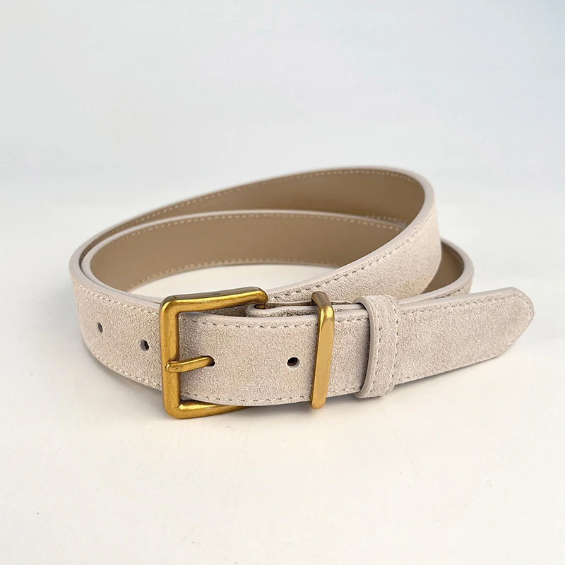 Women-Belt-Vintage-Genuine-Leather-Waistband-Female-Gold-Pin-Buckle ...
