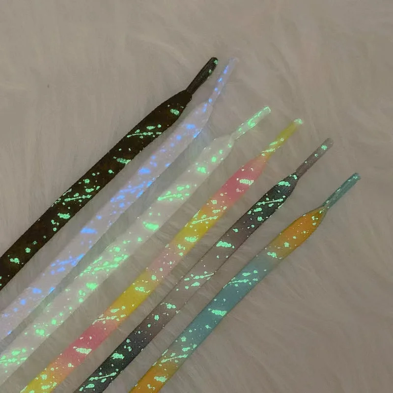 Luminous-Shoelaces-Glowing-Fluorescent-Shoe-laces-for-Sneakers-Flat ...