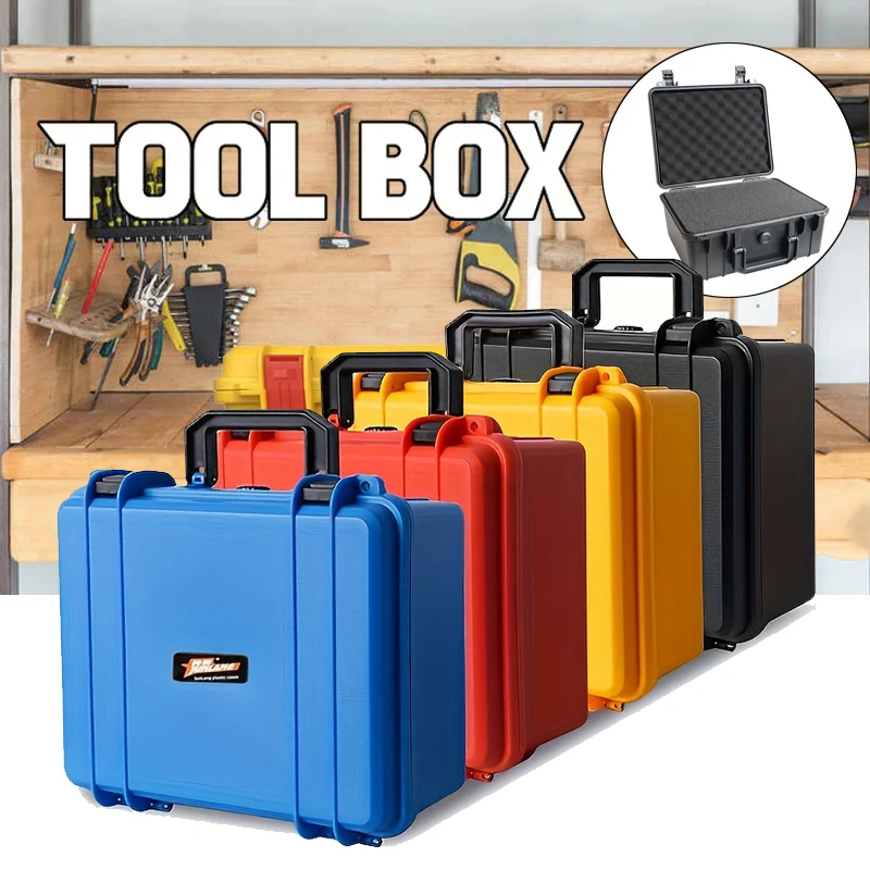 1pc Safety Instrument Tool Box, 280x240x130mm, PP Plastic Storage ...