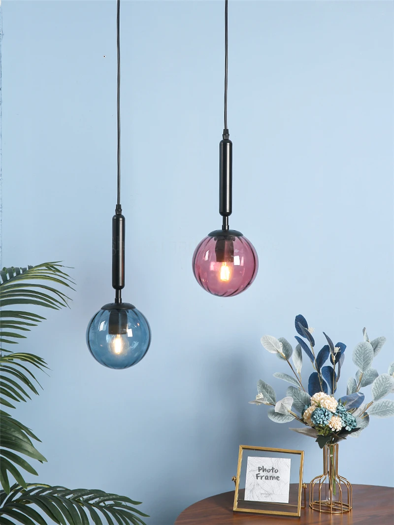 Modern LED Glass Ball Chandelier Lights Fixture – NYRALONDON