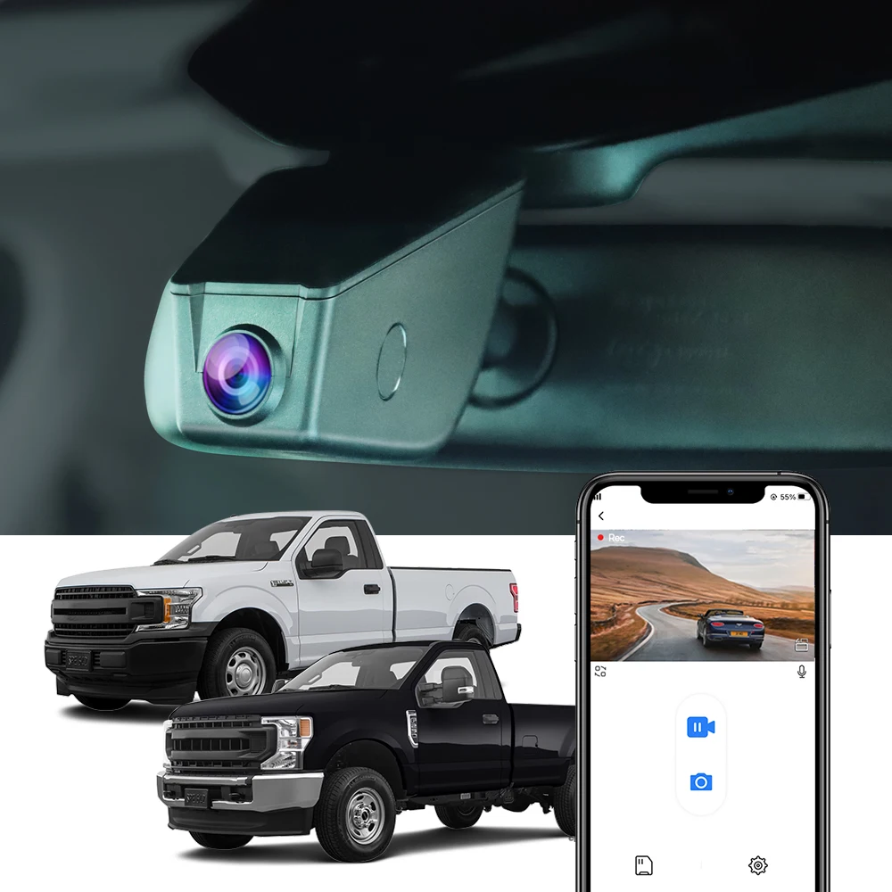 Dash-Camera-for-Ford-F150-F-150-Raptor-2013-2024-F250-F350-2011-2024 ...