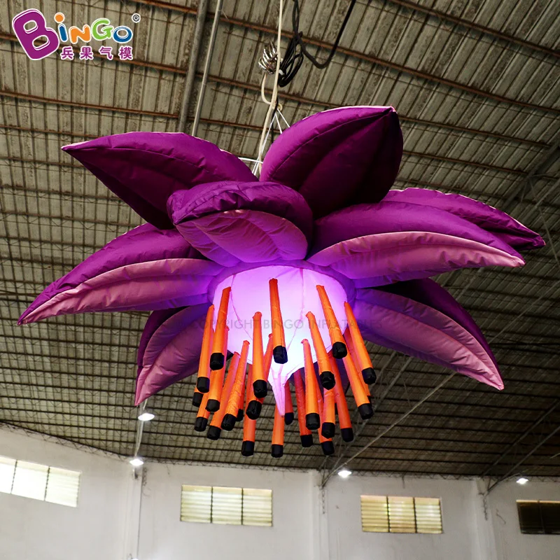 Inflatable Flower Series with Led Lights 1.5m in Diamater Hanging Lily ...