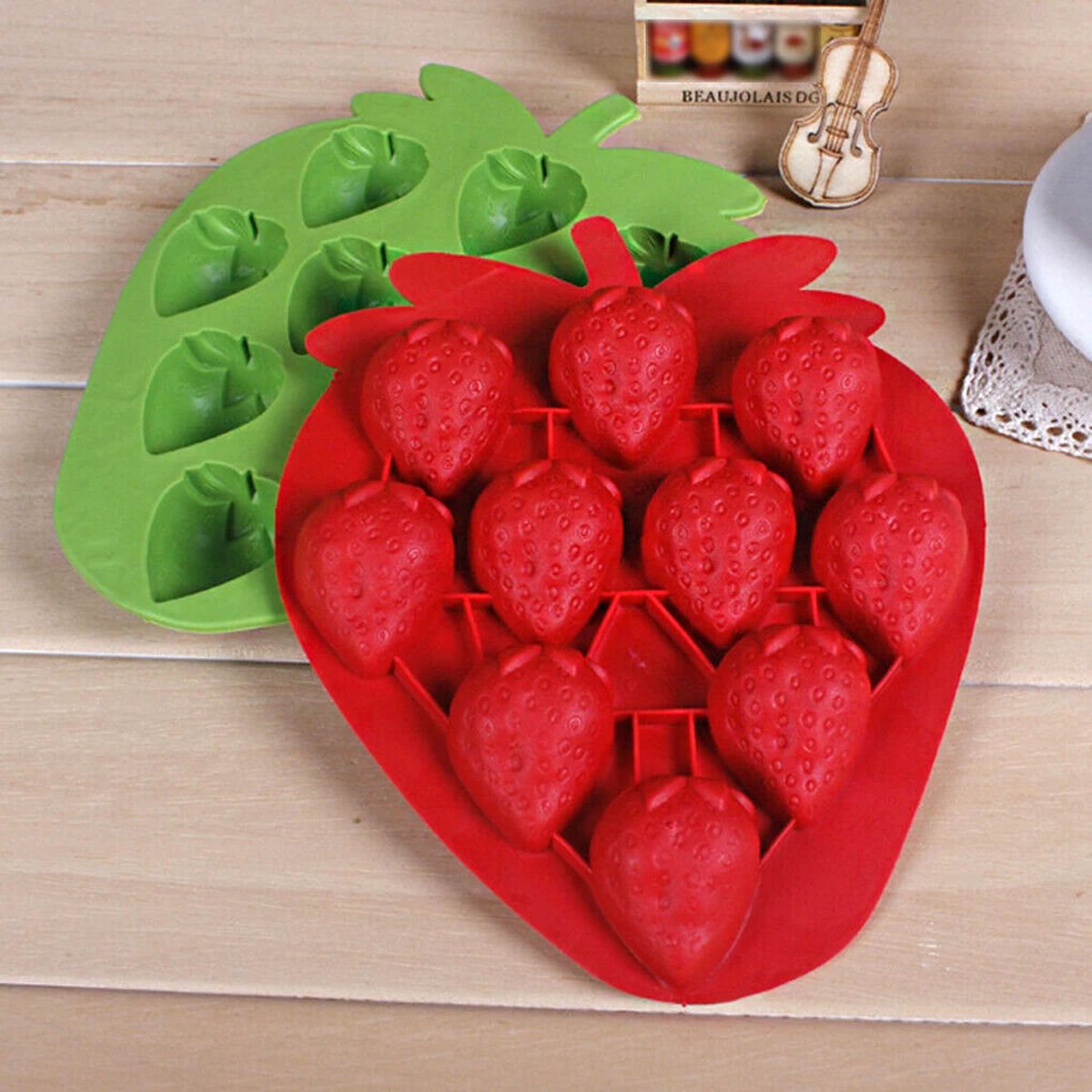 1pc-Pink-Strawberry-Shape-Silicone-Mold-DIY-Fondant-Cake-Jelly-Cookies ...