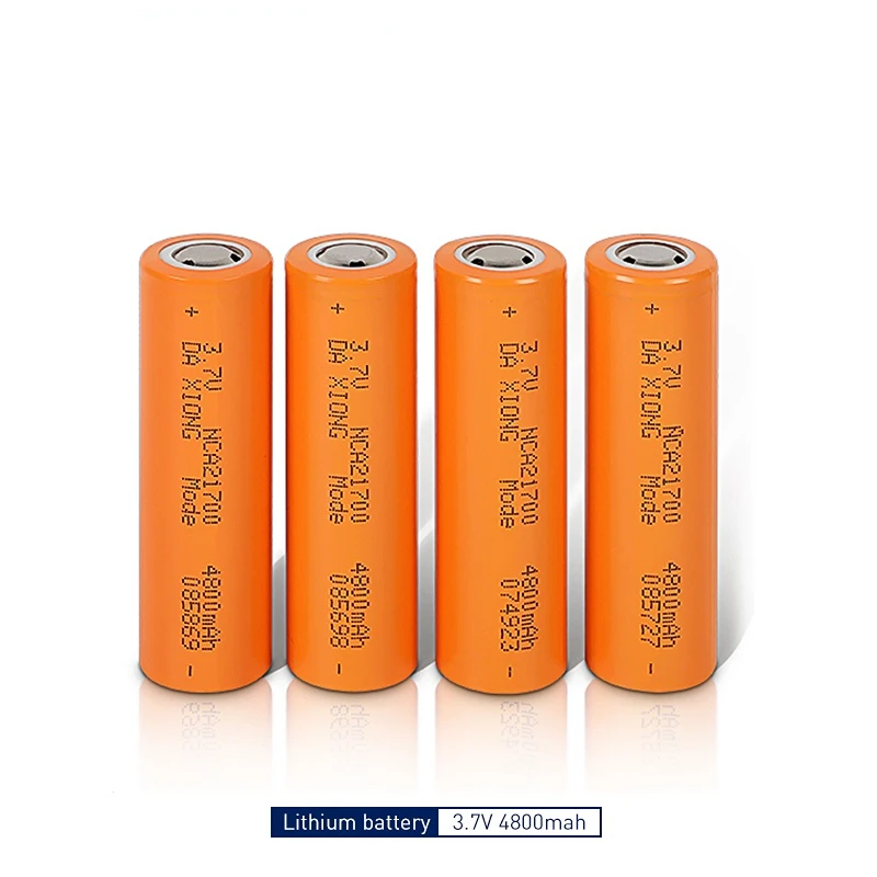 3.7V 4800mah 21700 Lithium-ion Rechargeable High Power Battery Cell For ...