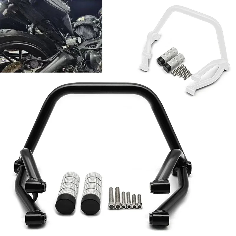 MT09 Tracer Motorcycle Rear Crash Bar Engine Guard Stunt Subcage ...