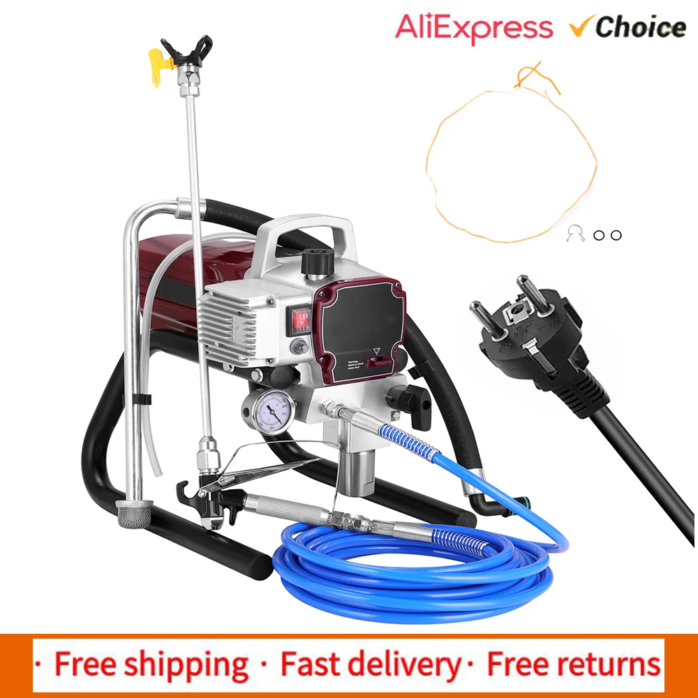 1800W-Professional-High-pressure-Airless-Spraying-Machine-Electric ...
