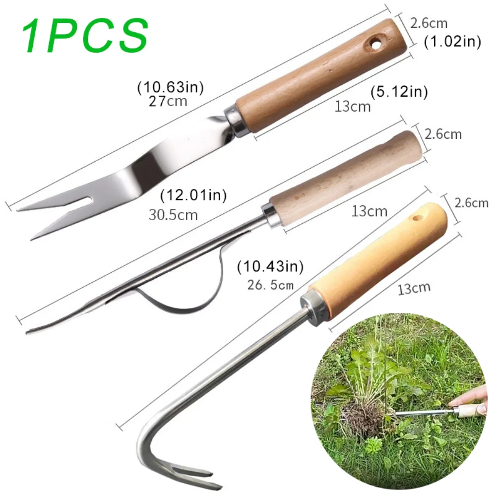 Stainless Steel Seedling Puller Weed Remover Durable Garden Lawn Weede ...