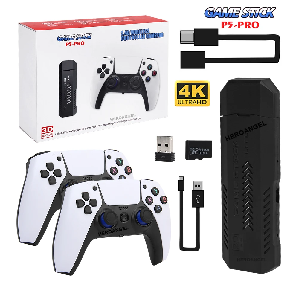 For-P5-PRO-64G-30000-128G-40000-Retro-Games-4KHD-Video-Game-Console-2 ...