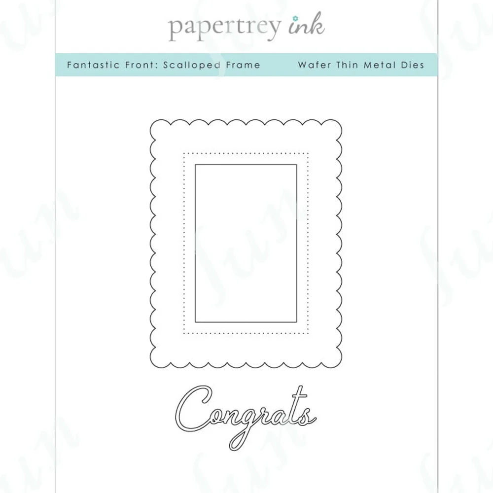 Scalloped Frame Metal Cut Die Set Dies Scrapbooking New Arrival 2024 ...
