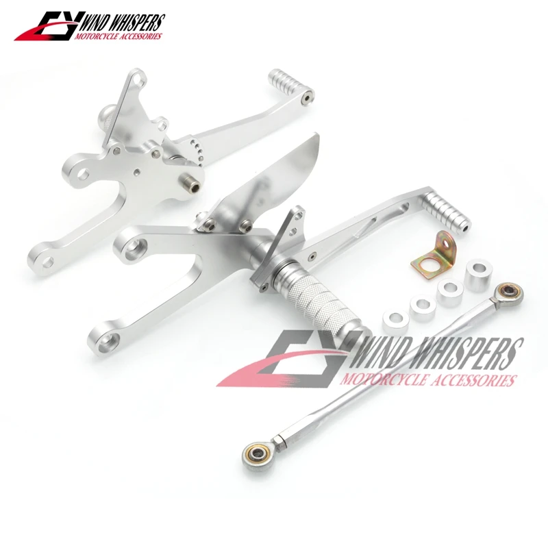 Motorcycle-CNC-Adjustable-Rearset-Footpeg-Foot-Pegs-Rear-Sets-For-Honda ...