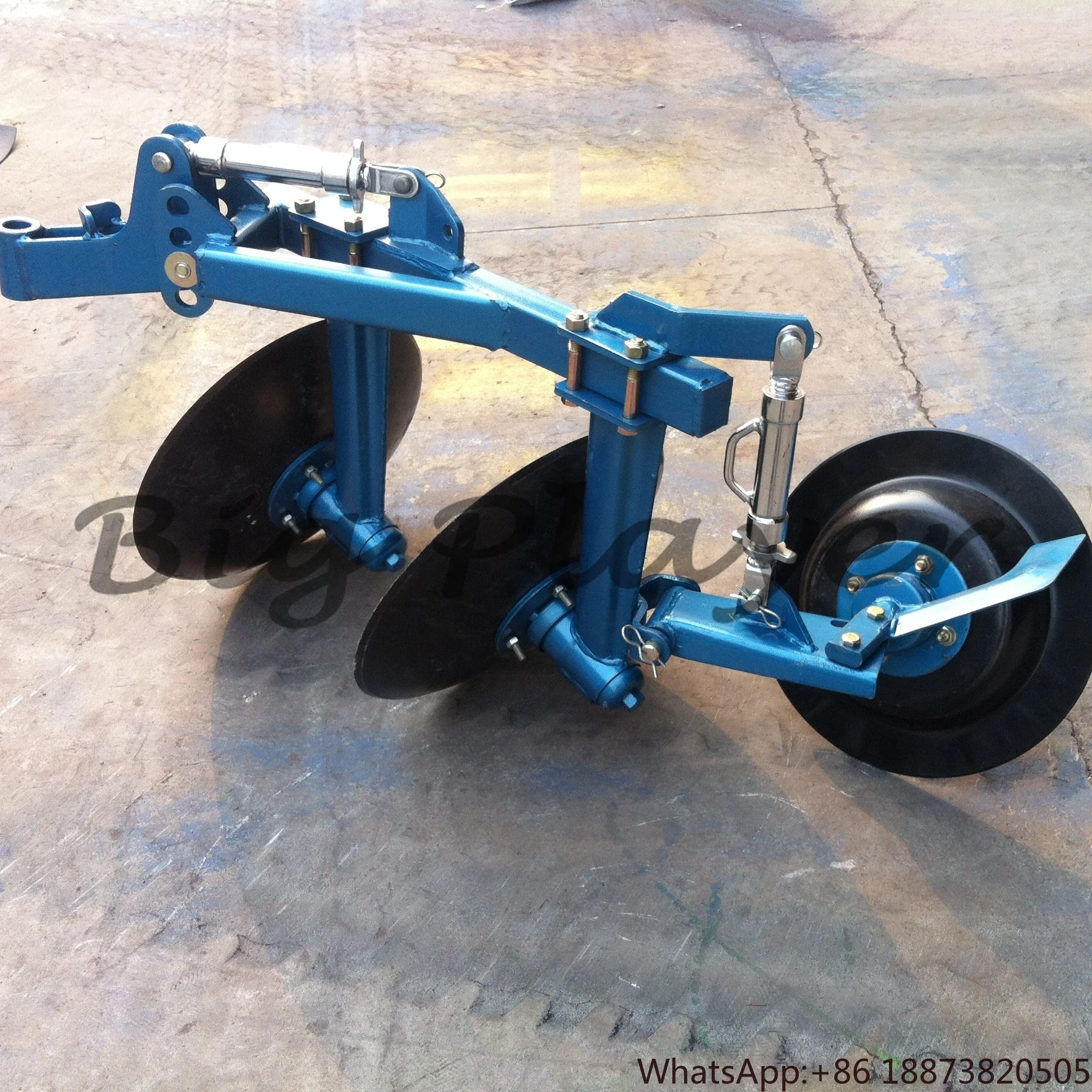 New Factory Supply Walking Tractor Disc Plough/2 Discs Hand Plow ...