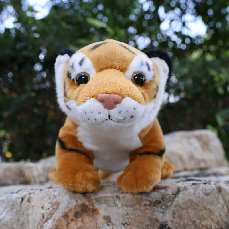 Lifelike Chinese Baby Tiger Plush Toys Cute Siberian Tiger Stuffed ...