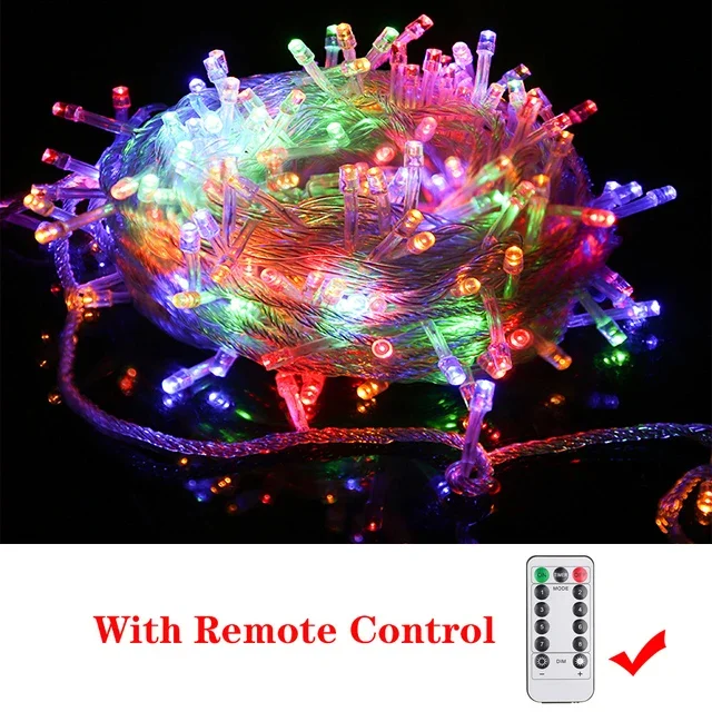 5M-100M Led Christmas Lights Outdoor led Fairy String Lights for 2025 New Year Holiday Party ...