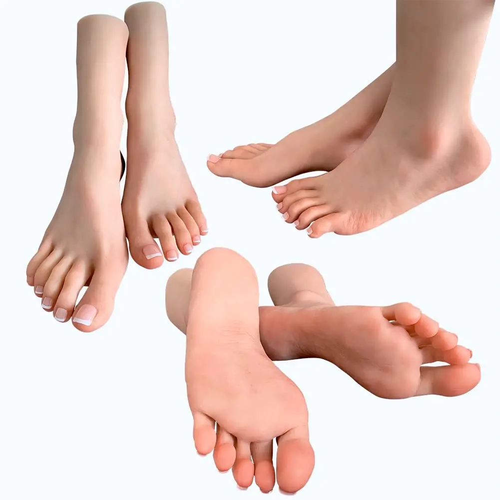 Eyung-Realistic-Silicone-Life-Size-Female-Model-Feet-Display-Jewelry ...