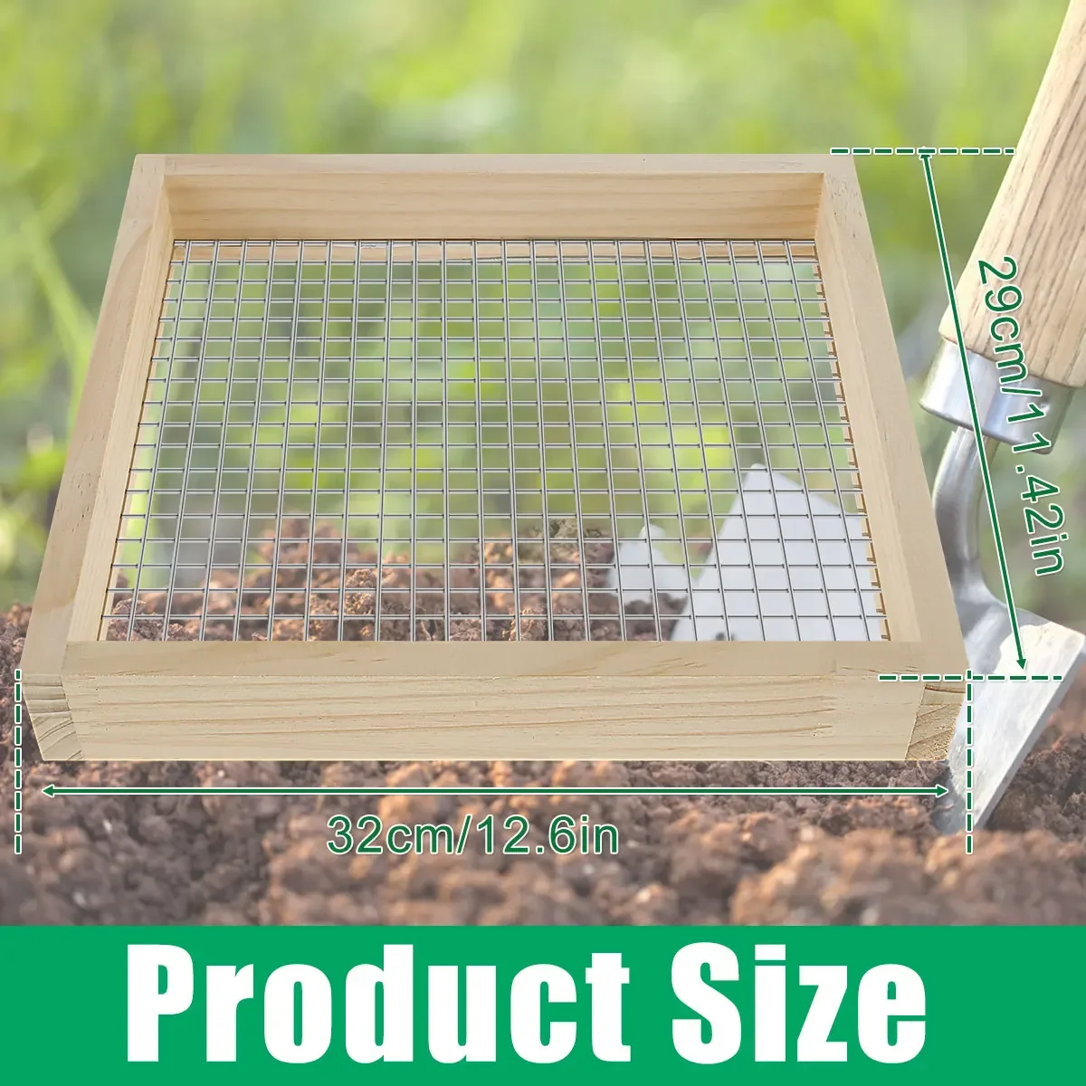 Handheld Garden Soil Sieve – Garden Gear Pro Supply