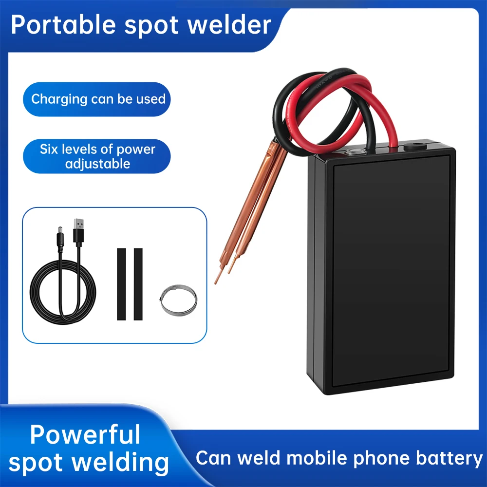 DIY Storage Mini Touch Welder 5V 6Speed Adjustable 18650 Li-ion Battery ...