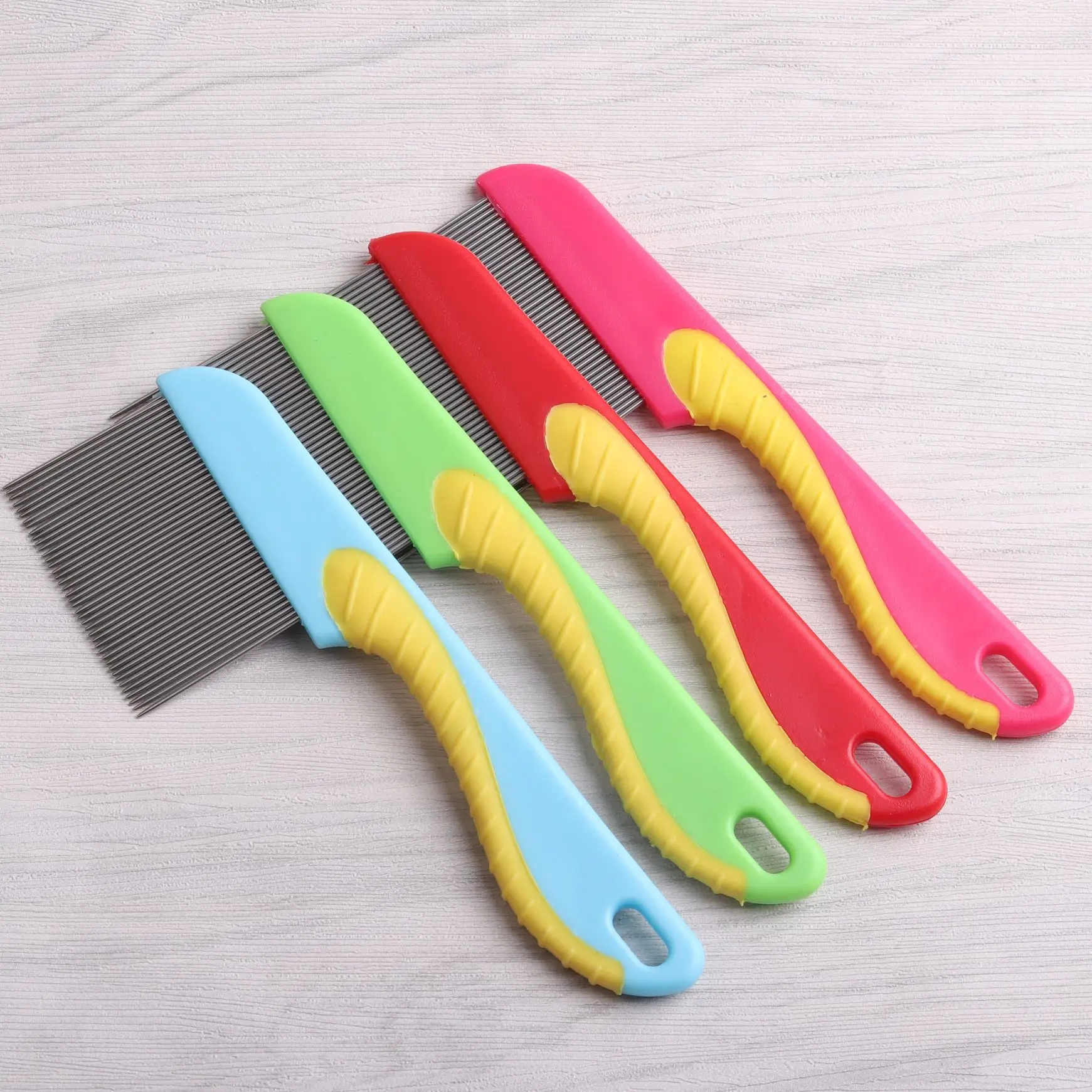 Stainless Steel Cat Dog Flea Comb Wool Cleaning Supplies Pet Hair ...