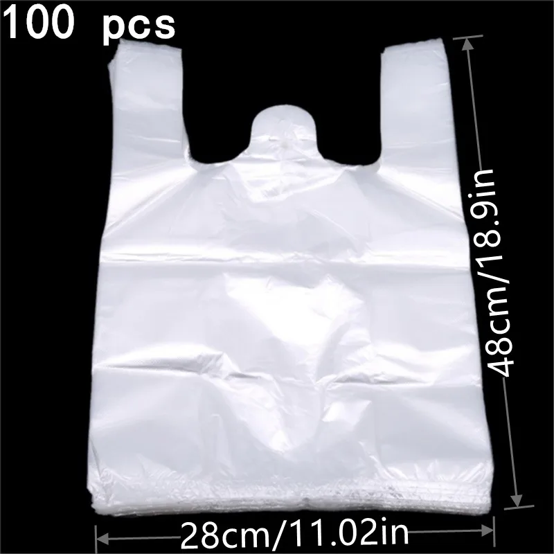 White Plastic Grocery Bags