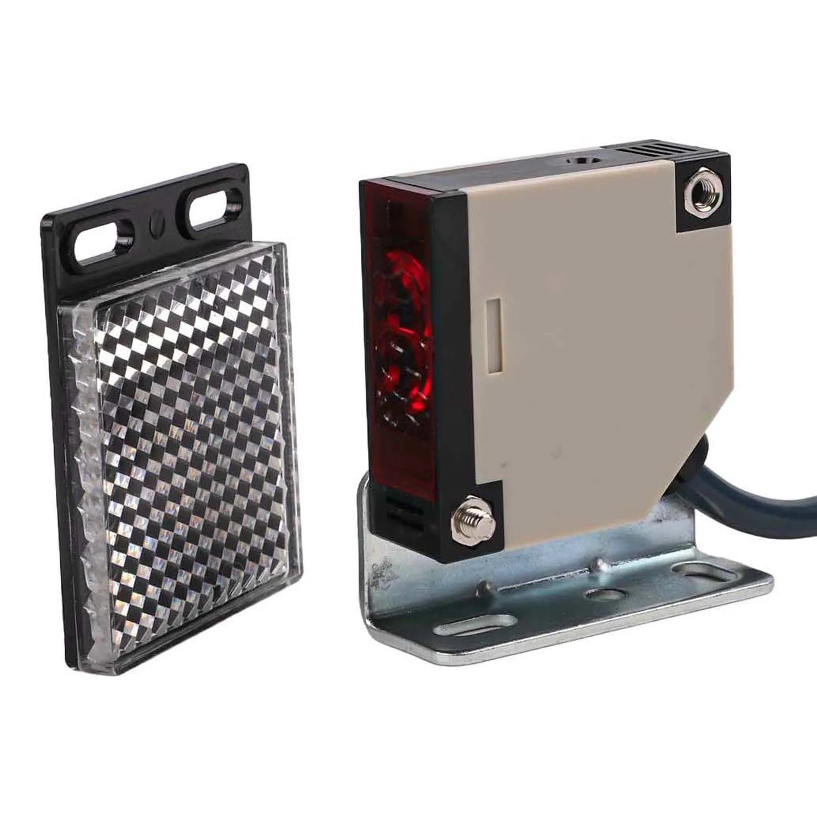 E3JK-R4M1 Reflective Photoelectric Sensor Switch, 220V AC/DC , Mirrored ...