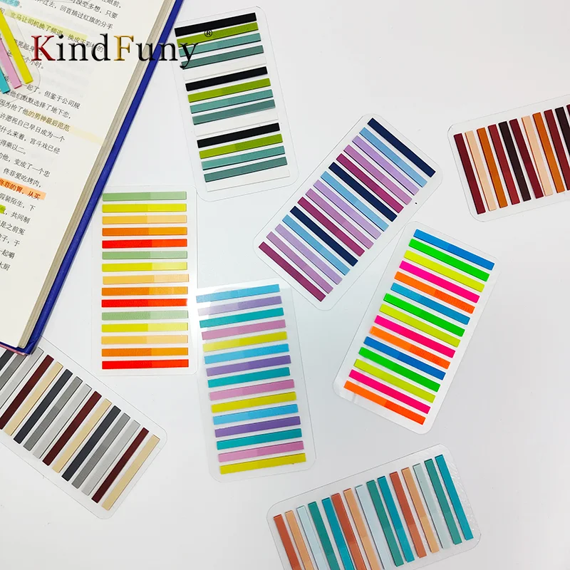 KindFuny-10Packs-Sticky-Note-Transparent-Sticky-Note-Index-Tabs-Flags ...