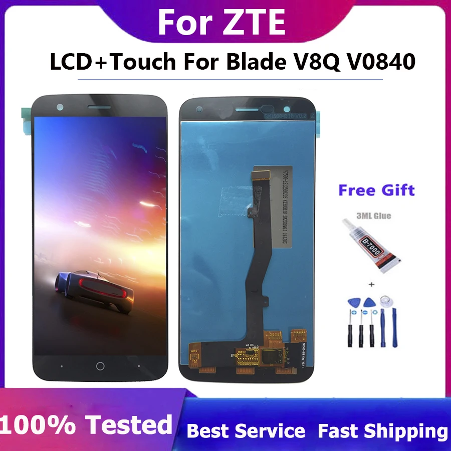 100-Tested-high-quality-5-0-For-ZTE-Blade-V8Q-V0840-Full-LCD-DIsplay ...