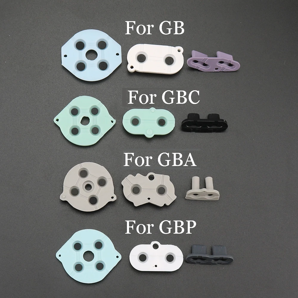 1set 5sets 10sets For GB GBA GBC GBP Rubber Conductive Buttons A B D ...