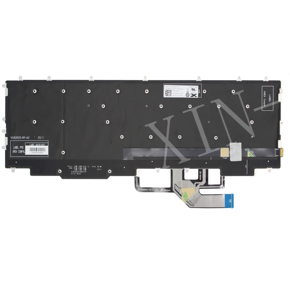 GZEELE New US English Laptop Keyboard For Dell For Latitude 12 7000 ...